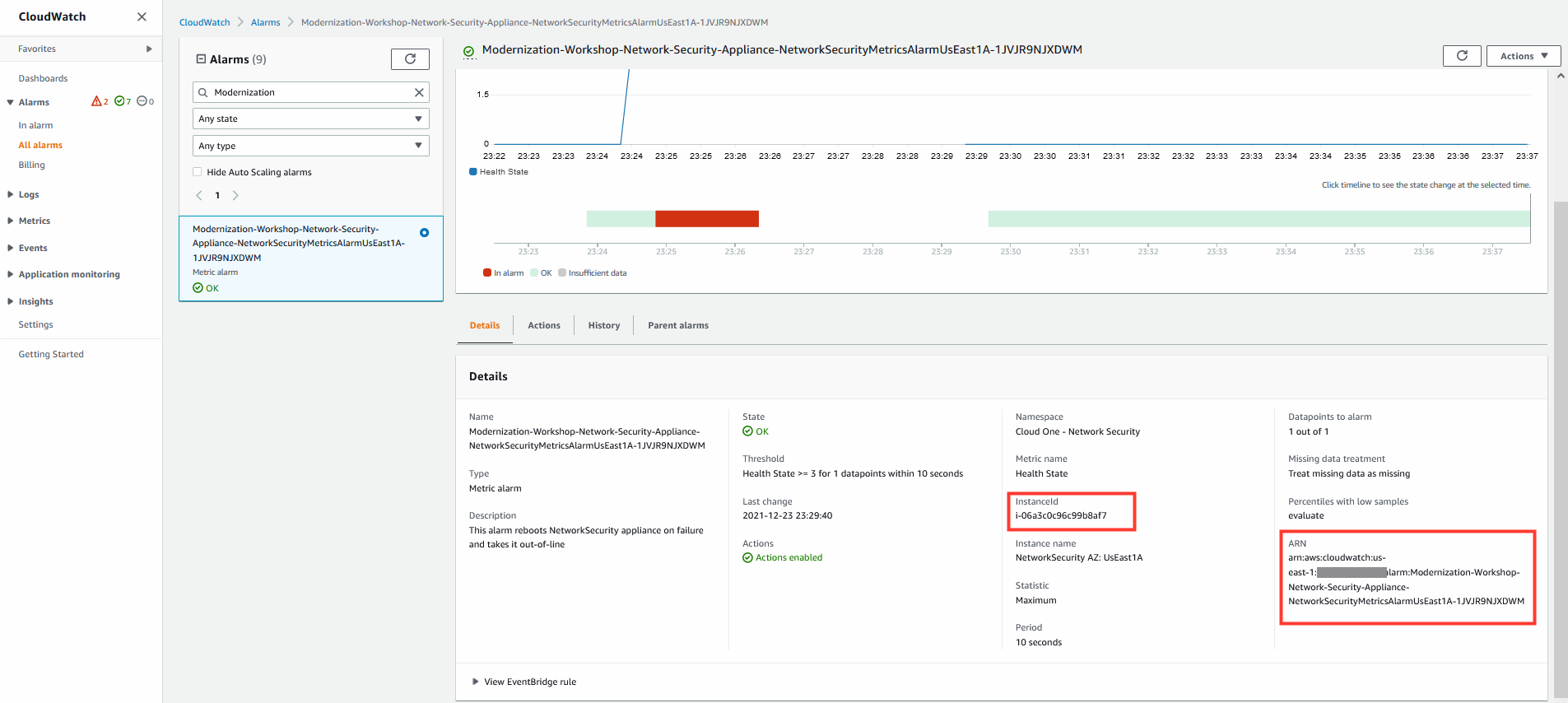 Enable CloudWatch Visibility :: Self Guided